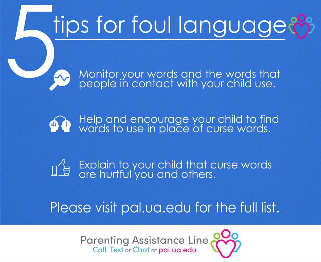 5 Tips for Foul Language - PAL - Parenting Assistance Line