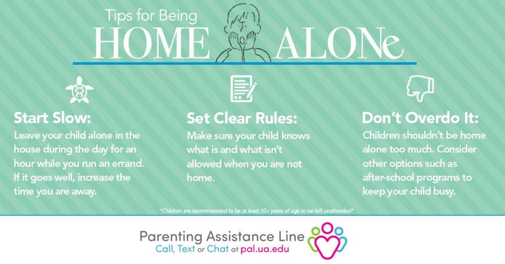 Home Alone - PAL - Parenting Assistance Line