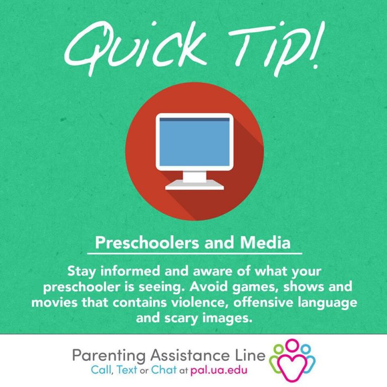 Preschoolers and Media - PAL - Parenting Assistance Line