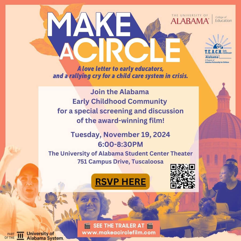 Make a Circle Alabama flyer - PAL - Parenting Assistance Line